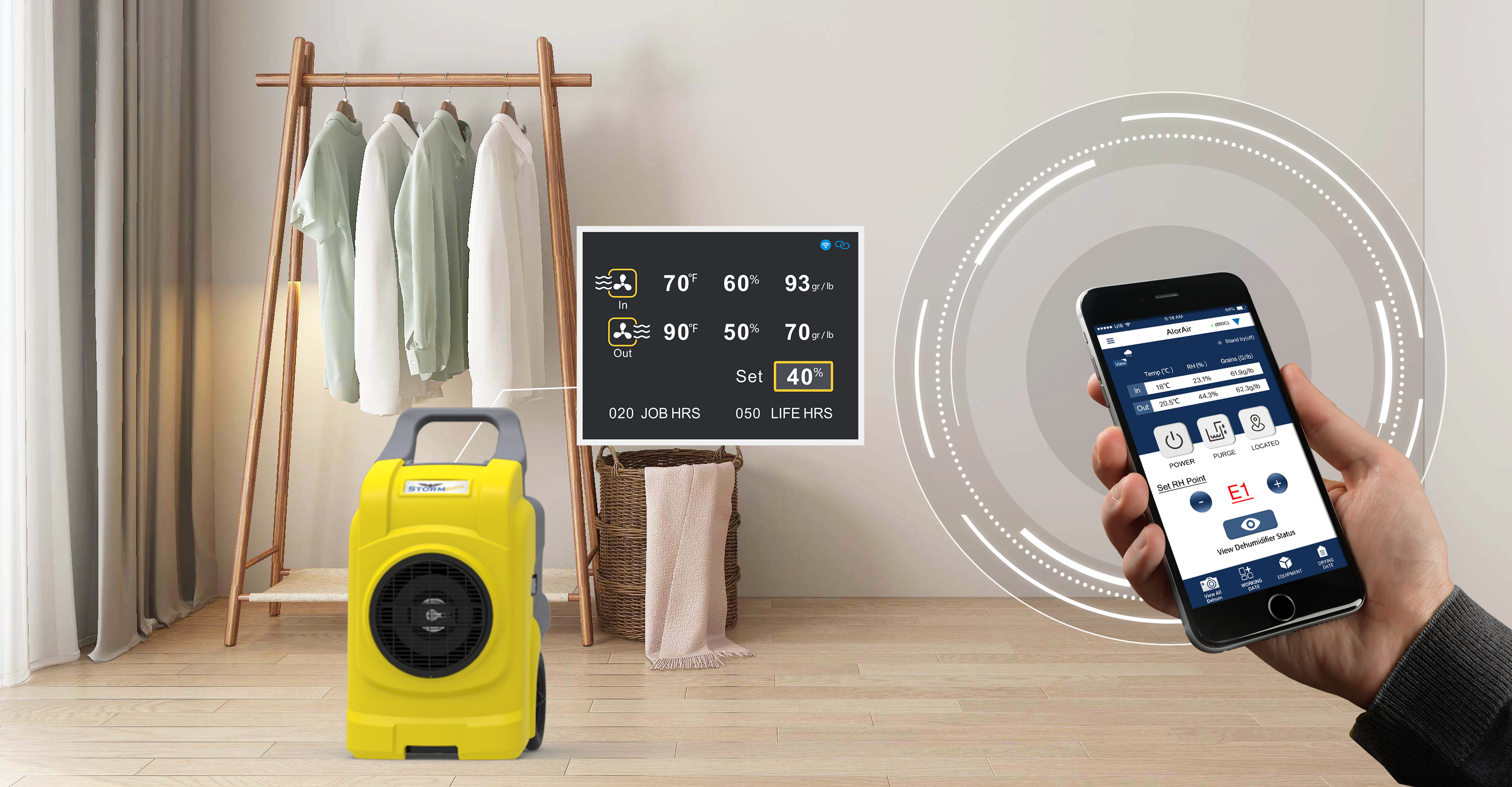 AlorAir Storm Elite Commercial Restoration Dehumidifier AlorAir Storm ...