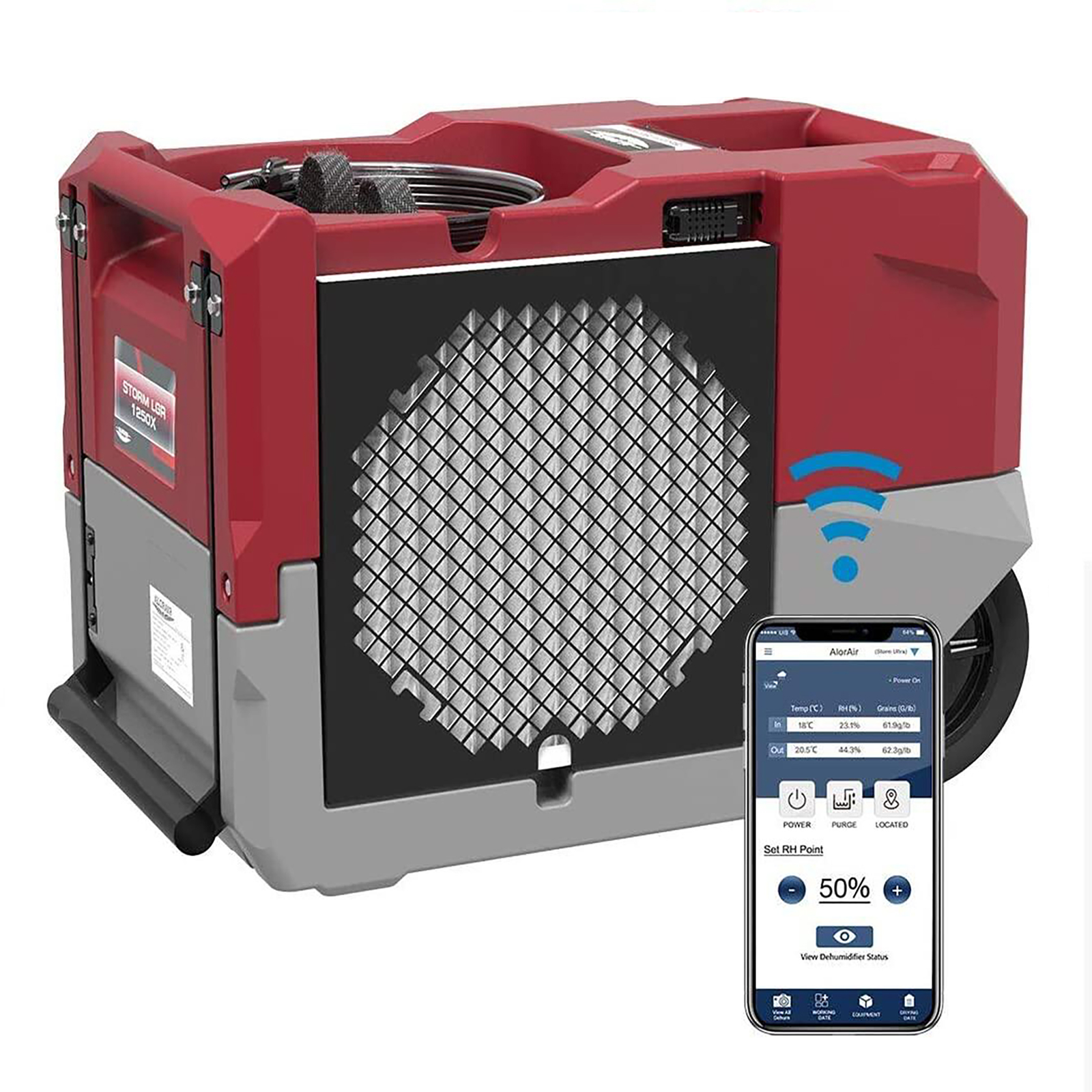 AlorAir Storm Pro LGR Commercial-Grade Dehumidifier