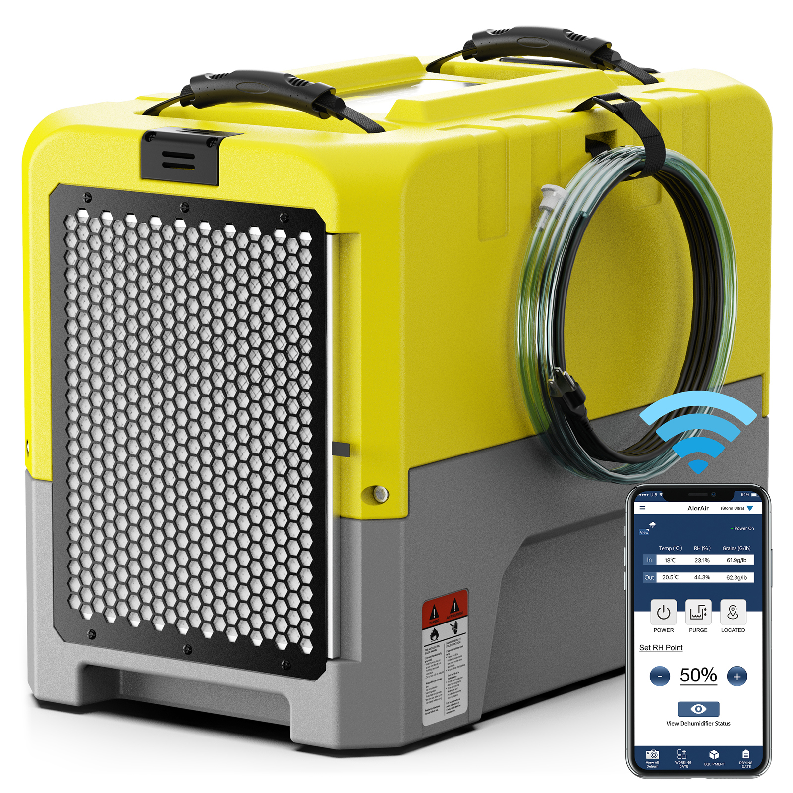 AlorAir Storm SLGR 1600X Commercial-Grade Dehumidifier